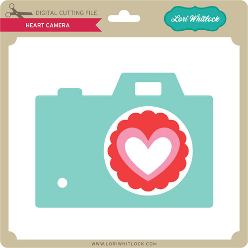 Heart Camera - Lori Whitlock's SVG Shop