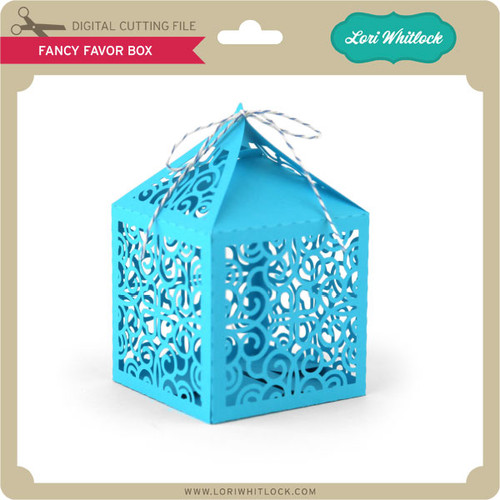 Fancy Favor Box - Lori Whitlock's SVG Shop