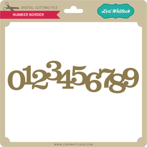 numbers border