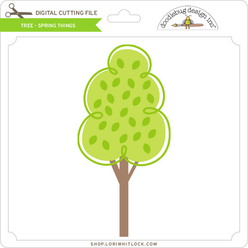 Tree - Spring Things - Lori Whitlock's SVG Shop