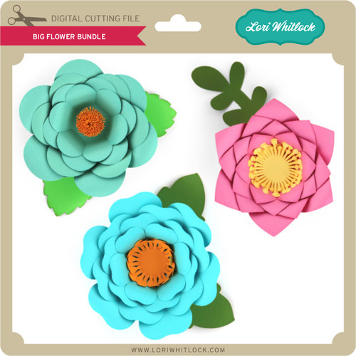 Big Flower Bundle - Lori Whitlock's SVG Shop