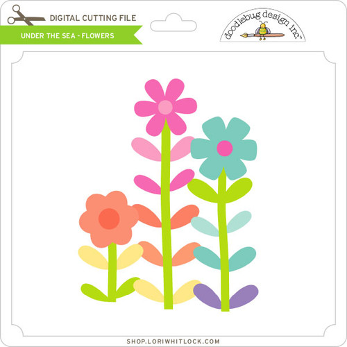Under the Sea - Flowers - Lori Whitlock's SVG Shop