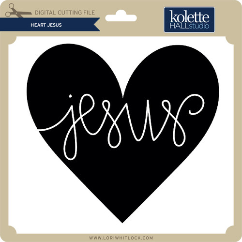 Heart Jesus - Lori Whitlock's SVG Shop