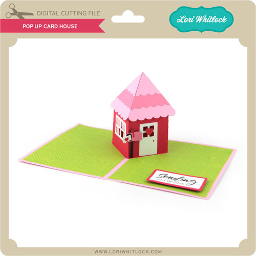 Pop Up Card House - Lori Whitlock's SVG Shop