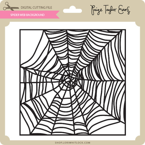 Spider Web Background - Lori Whitlock's SVG Shop