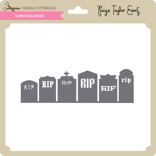 Tombstone Border - Lori Whitlock's SVG Shop