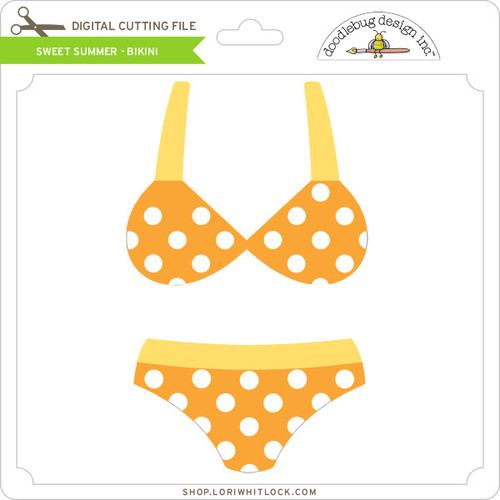 Sweet Summer - Bikini - Lori Whitlock's SVG Shop