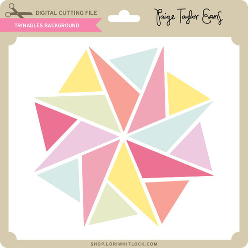 Triangles Background - Lori Whitlock's SVG Shop