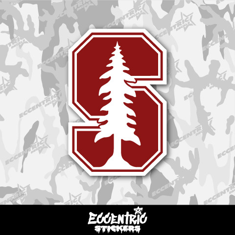 Stanford Cardinal Vinyl Sticker - Eccentric Stickers