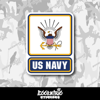 U.S. Navy Vinyl Sticker - Eccentric Stickers