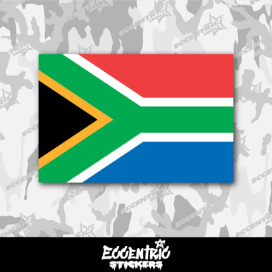 South Africa Flag Vinyl Sticker - Eccentric Stickers