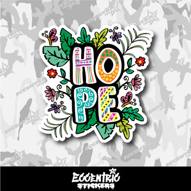 Hope Inspirational Vinyl Sticker - Eccentric Stickers