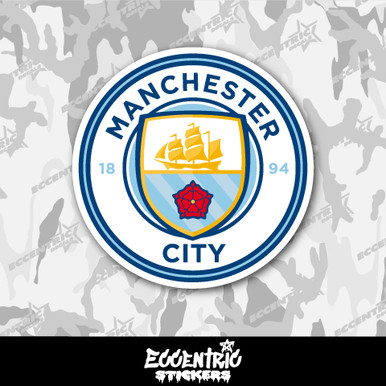 Manchester City F.C. Vinyl Sticker - Eccentric Stickers