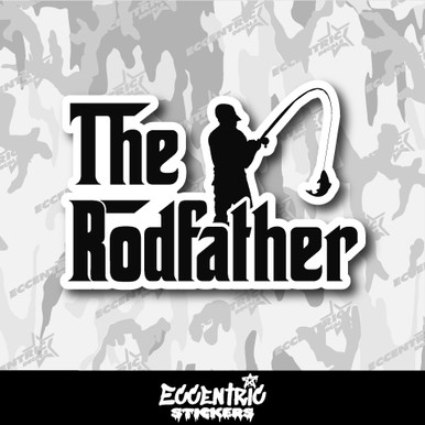 The Rodfather Vinyl Sticker - Eccentric Stickers