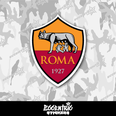 A.S. Roma Vinyl Sticker - Eccentric Stickers