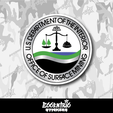 Seal of the United States Office of Surface Mining Vinyl Sticker ...