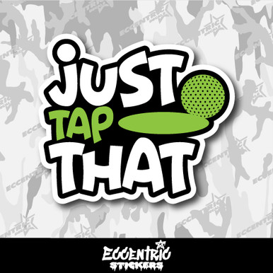 Just Tap That Golf Vinyl Sticker - Eccentric Stickers