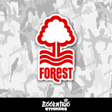 Nottingham Forest F.C. Vinyl Sticker - Eccentric Stickers