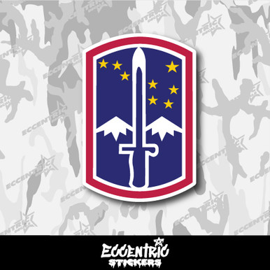 172nd Infantry Brigade Vinyl Sticker - Eccentric Stickers