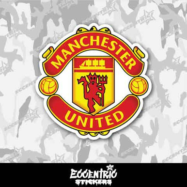 Manchester United F.C. Vinyl Sticker - Eccentric Stickers