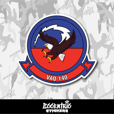 US Navy Electronic Attack Squadron 140 (VAQ-140) Vinyl Sticker ...