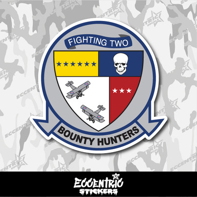 US Navy Strike Fighter Squadron 2 (VFA-2) Vinyl Sticker - Eccentric ...