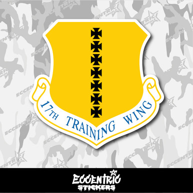 US Air Force 17th Training Wing Vinyl Sticker - Eccentric Stickers