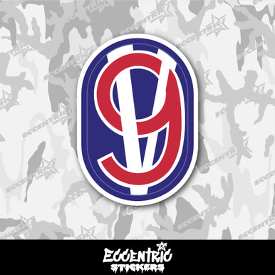 95th Infantry Division Vinyl Sticker - Eccentric Stickers