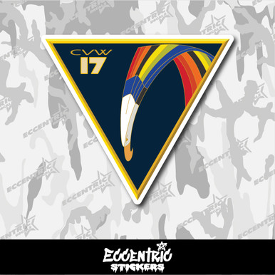US Navy Carrier Air Wing Seventeen (CVW-17) Vinyl Sticker - Eccentric ...