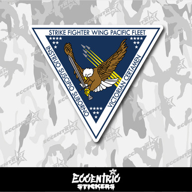 US Navy Strike Fighter Wing Pacific (SFWP) Vinyl Sticker - Eccentric ...