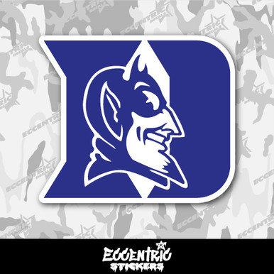 Duke Blue Devil Vinyl Sticker - Eccentric Stickers