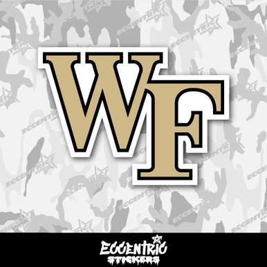 Wake Forest Demon Vinyl Sticker - Eccentric Stickers