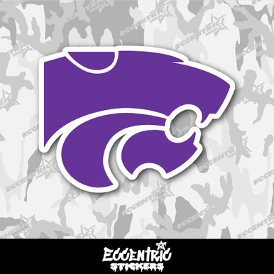Kansas State Wildcats Vinyl Sticker - Eccentric Stickers