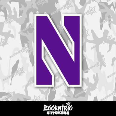 Northwestern Wildcats Vinyl Sticker - Eccentric Stickers