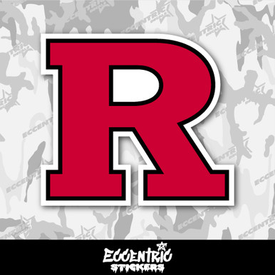 Rutgers Scarlet Knights Vinyl Sticker - Eccentric Stickers