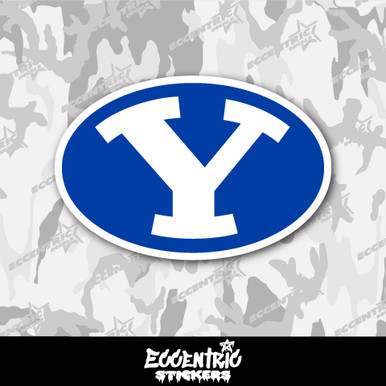 BYU Cougars Vinyl Sticker - Eccentric Stickers