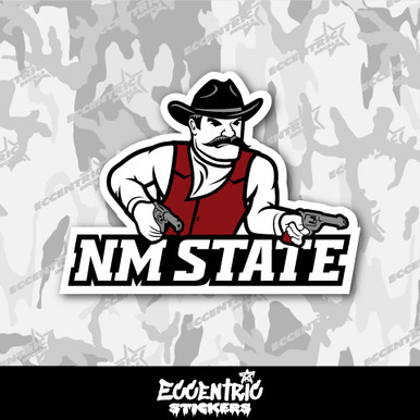 New Mexico State Aggies Vinyl Sticker - Eccentric Stickers