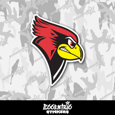 Illinois State Redbirds Vinyl Sticker - Eccentric Stickers