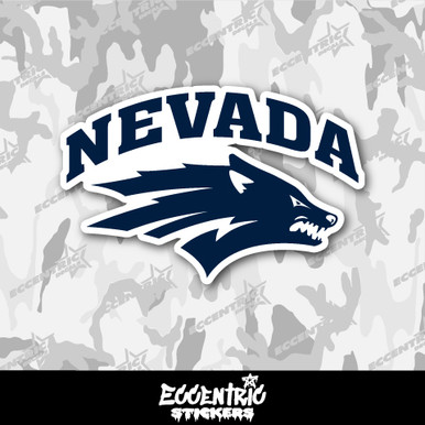 Nevada Wolf Pack Vinyl Sticker - Eccentric Stickers