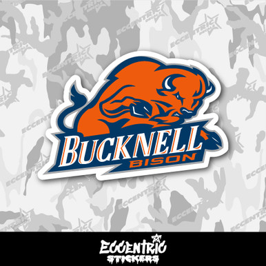Bucknell Bison Vinyl Sticker - Eccentric Stickers