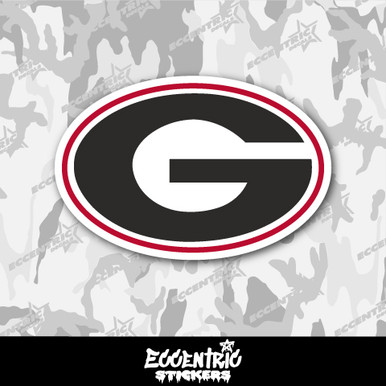 Georgia Bulldogs Vinyl Sticker - Eccentric Stickers