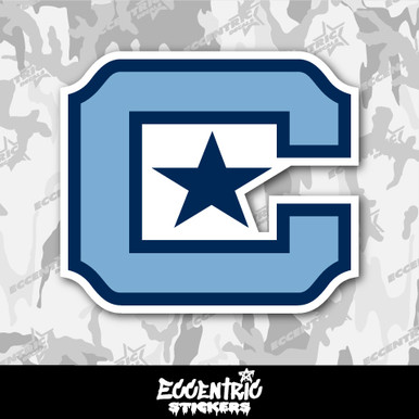 The Citadel Bulldogs Vinyl Sticker - Eccentric Stickers