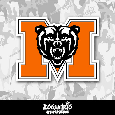 Mercer Bears Vinyl Sticker - Eccentric Stickers