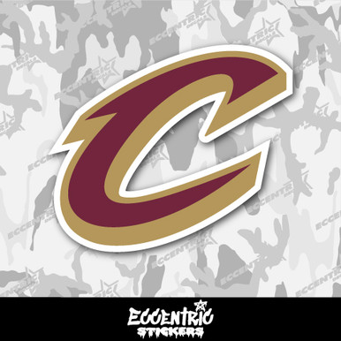 Cleveland Cavaliers Vinyl Sticker - Eccentric Stickers