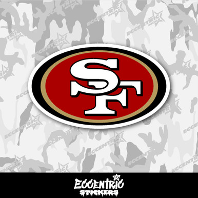 San Francisco 49ers Vinyl Sticker - Eccentric Stickers