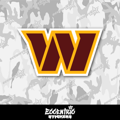 Washington Commanders Vinyl Sticker - Eccentric Stickers
