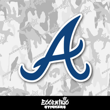 Atlanta Braves Logo Vinyl Sticker - Eccentric Stickers