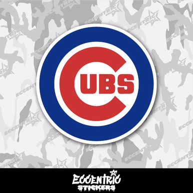 Chicago Cubs Vinyl Sticker - Eccentric Stickers