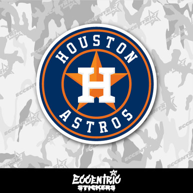 Houston Astros Vinyl Sticker - Eccentric Stickers