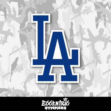 Los Angeles Dodgers Logo Vinyl Sticker - Eccentric Stickers